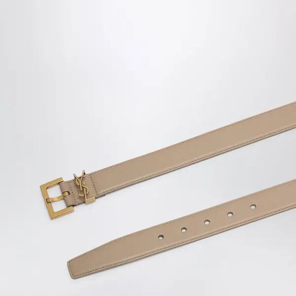 Saint Laurent Cassandre Belt - Cream