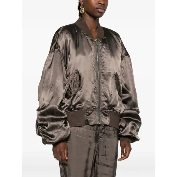 Rick Owens Bomber Jacket - Brown