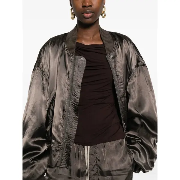 Rick Owens Bomber Jacket - Brown