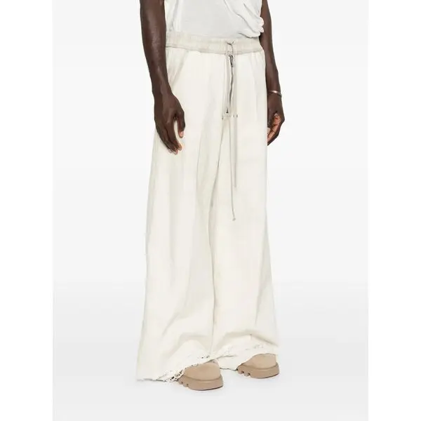 Rick Owens Loose Fit Trousers - Cream