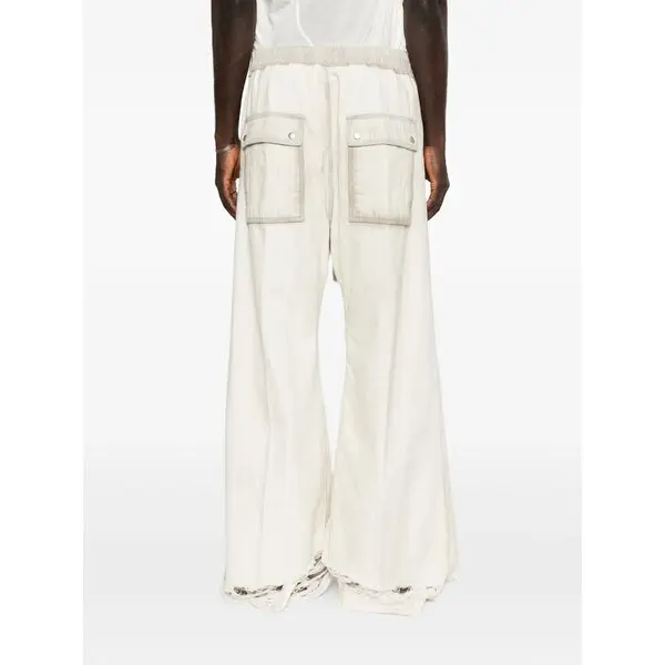 Rick Owens Loose Fit Trousers - Cream