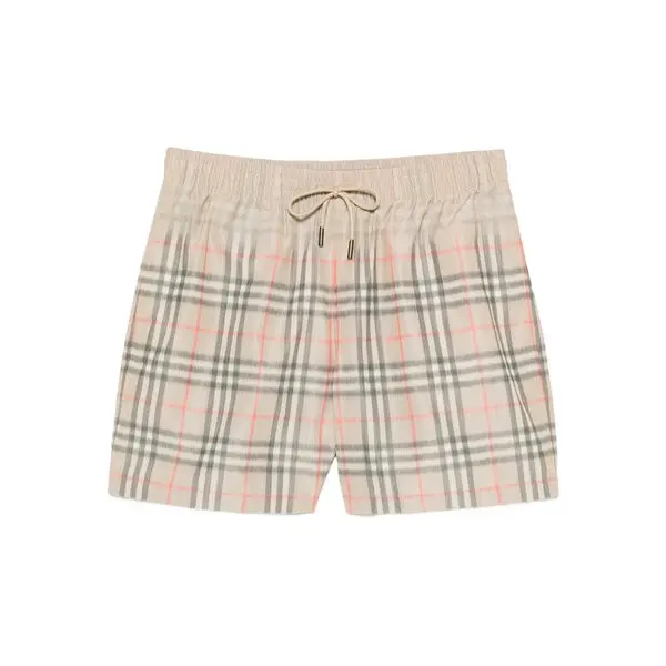 Burberry Check Pattern Swim Shorts - Multicolor
