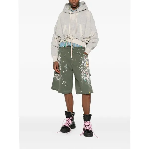 GALLERY DEPT. Paint Splatter Denim Shorts