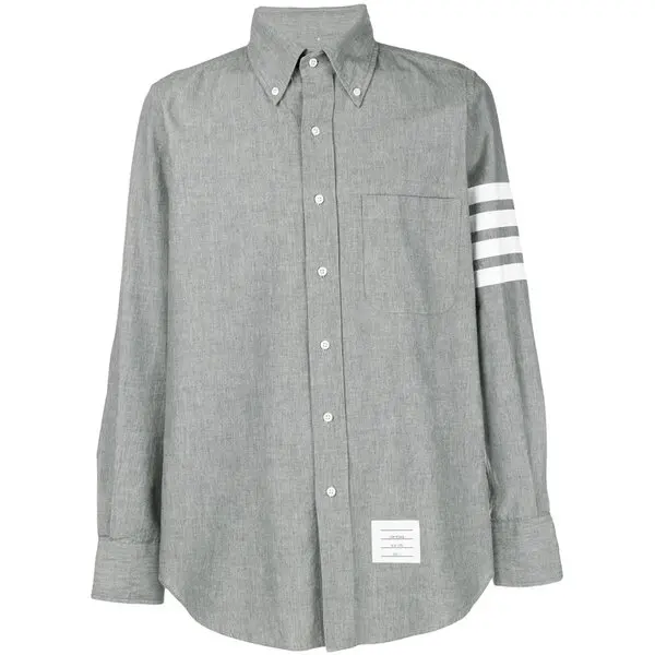 Thom Browne Grey Shirts - Gray