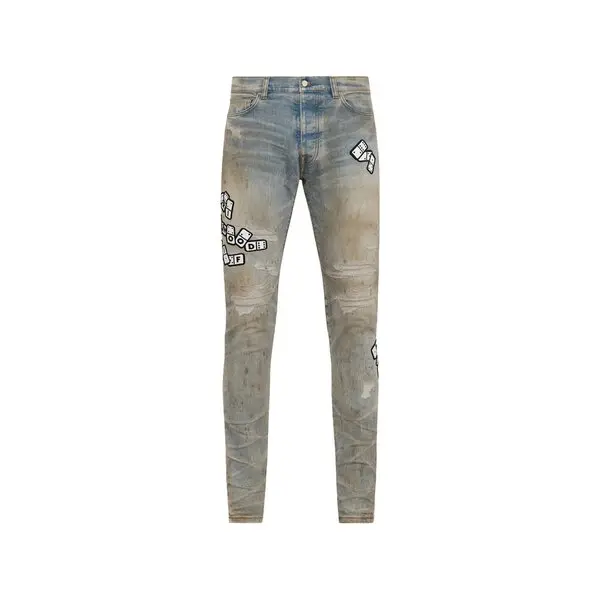 Amiri Denim Skinny Jeans - Blue