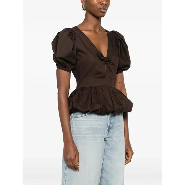 ROTATE BY BIRGER CHRISTENSEN Puff Sleeve Top