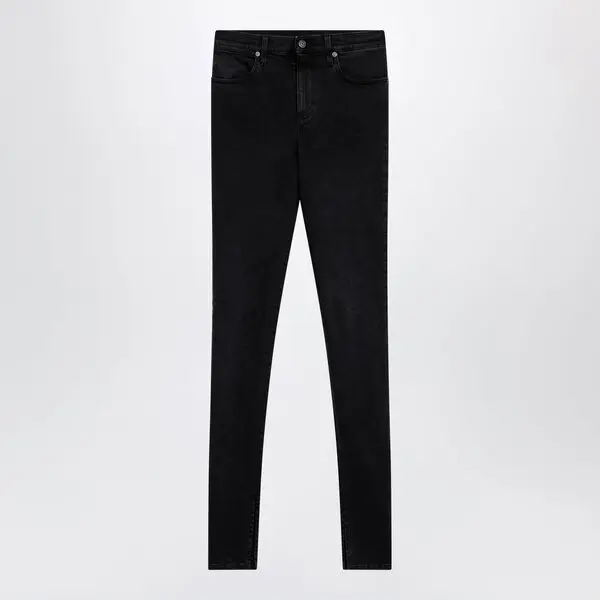 Gucci Skinny Washed Cotton Denim Jeans - Black