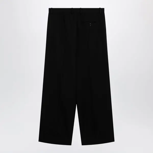 Balenciaga Wide-leg Tailored Trousers In Twill