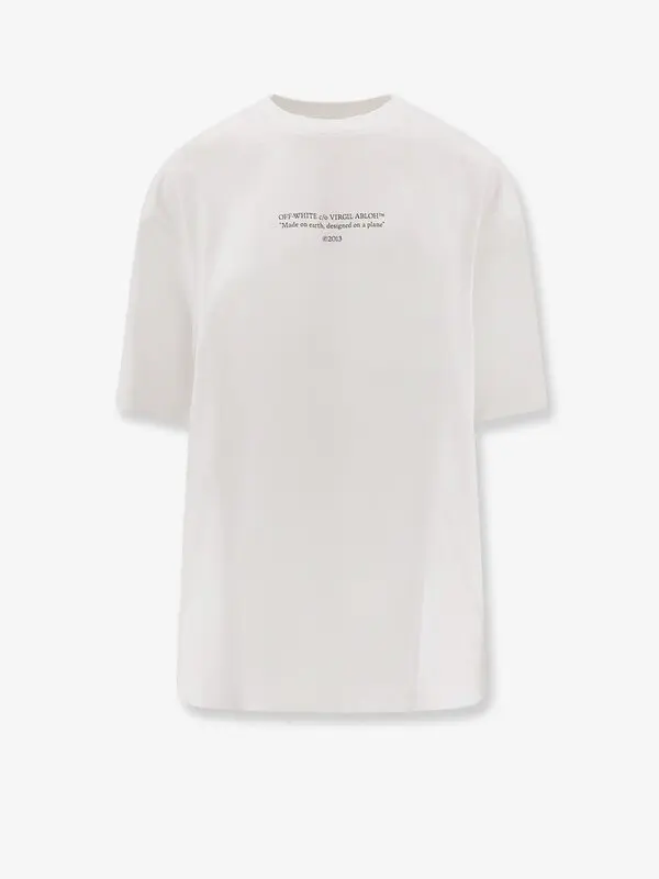 Off-White Cotton T-shirt - White