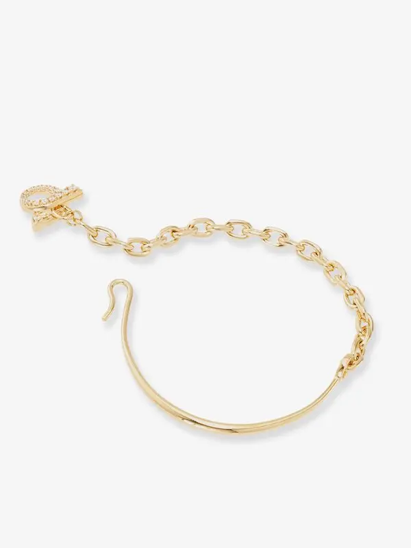 FERRAGAMO Brass Bracelet With Gancini Detail - Multicolor