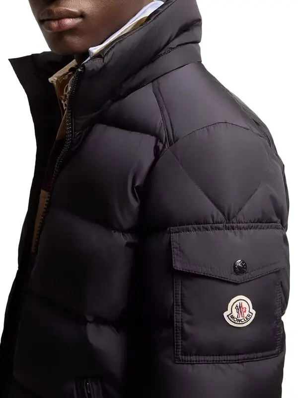 Moncler Maya Short Matt Down Jacket - Blue