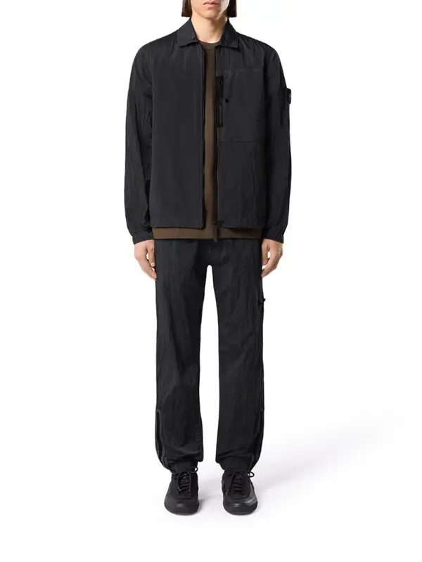 Stone Island Nylon Overshirt With Badge