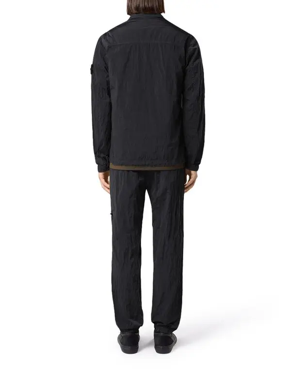 Stone Island Nylon Overshirt With Badge