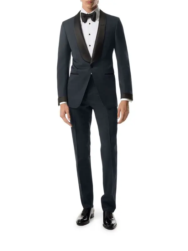 TOM FORD Single Breasted Tuxedo With Silk Inserts