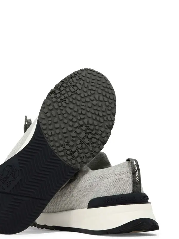 Brunello Cucinelli Knitted Low Top Sneakers