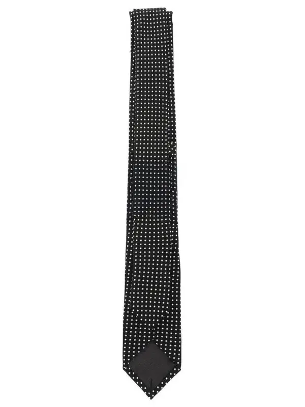 Valentino Garavani Silk Neck Tie - Black