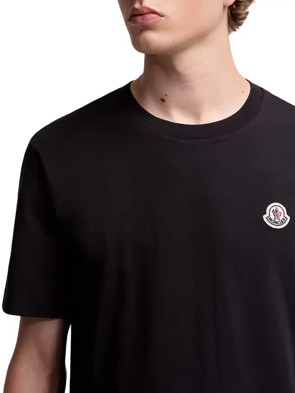 Moncler Cotton T-shirt With Logo Patch