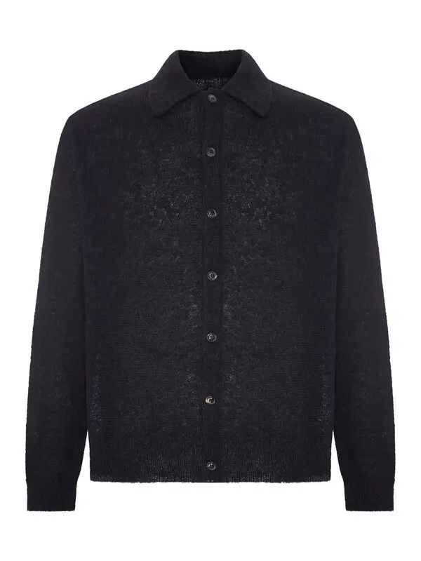 Our Legacy Evening Alpaca Polo - Black