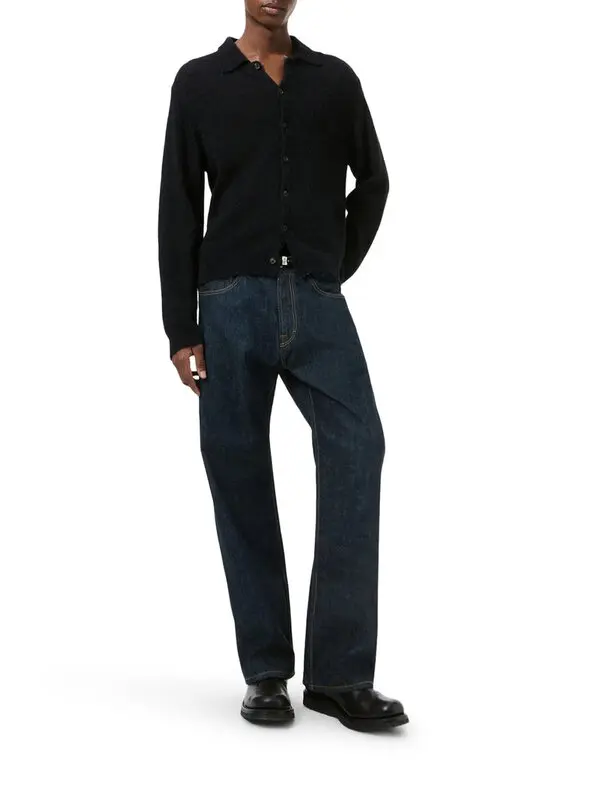 Our Legacy Evening Alpaca Polo - Black