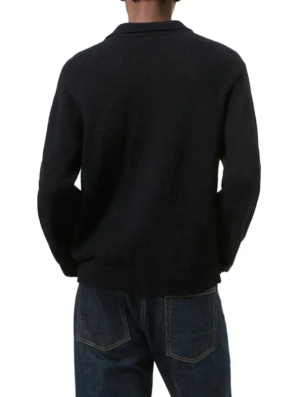 Our Legacy Evening Alpaca Polo - Black