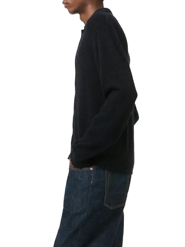Our Legacy Evening Alpaca Polo - Black