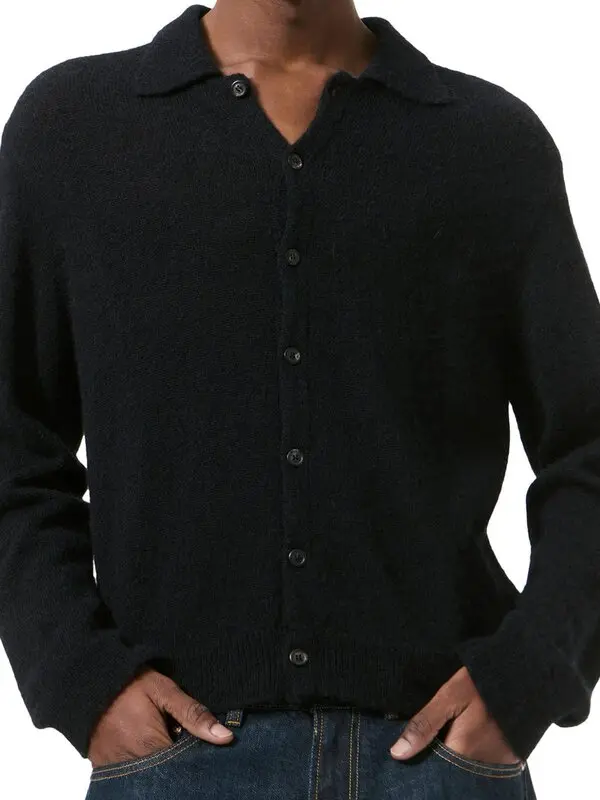 Our Legacy Evening Alpaca Polo - Black