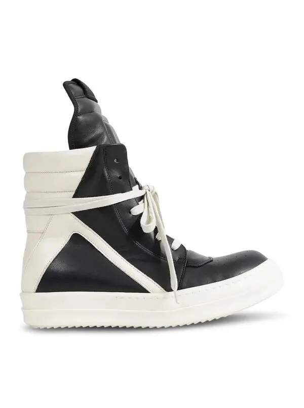 Rick Owens Geobasket High-top Leather Sneakers - Multicolor