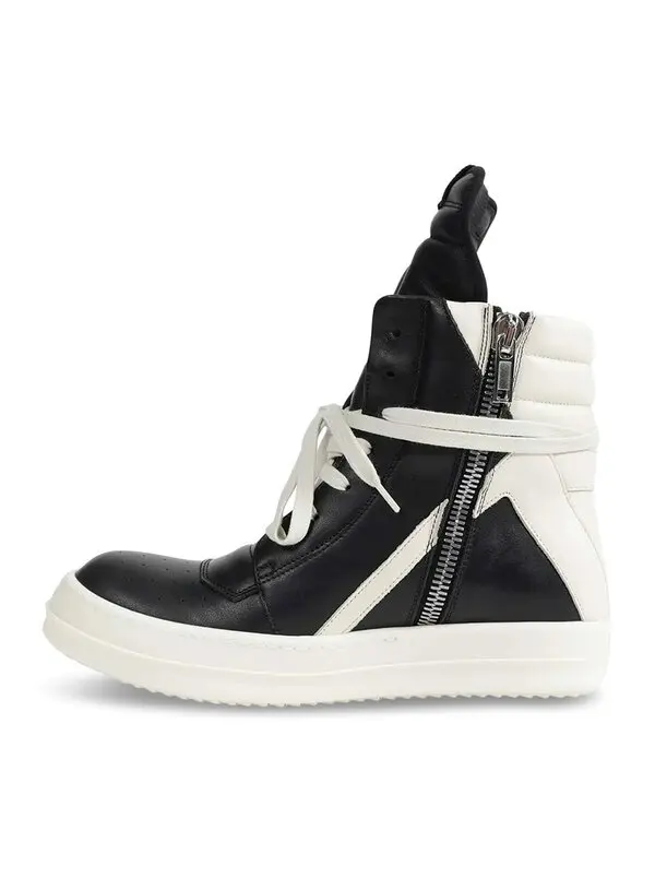 Rick Owens Geobasket High-top Leather Sneakers - Multicolor