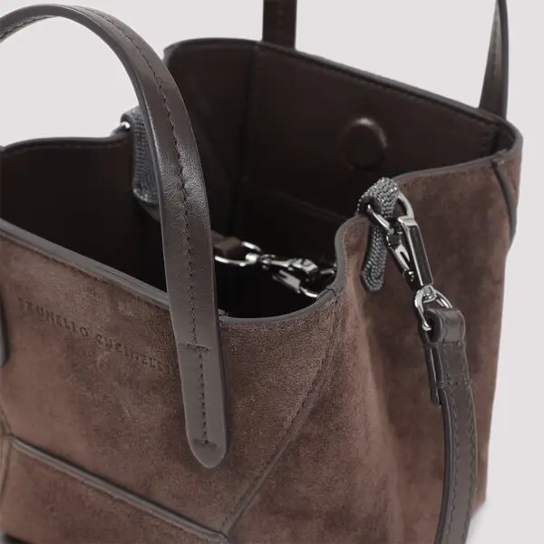 Brunello Cucinelli Duo Mini Bag - Brown