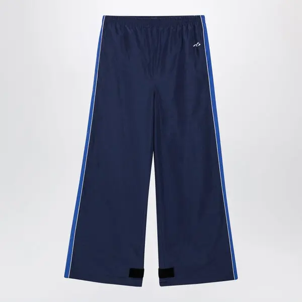 Balenciaga Cotton Blend Techwear Jogger Pants - Blue