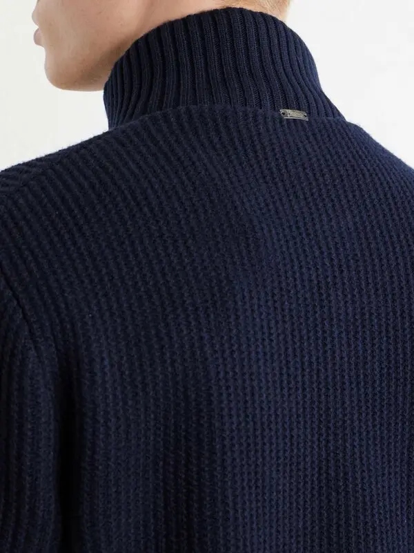 Herno Wool Zip-up Cardigan