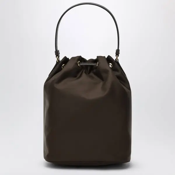 Prada Re-nylon Bucket Bag - Brown
