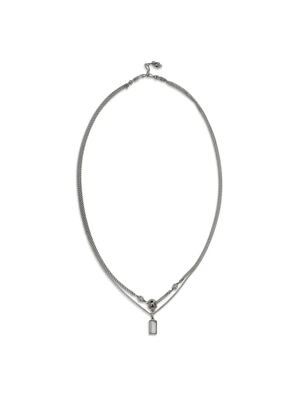 Alexander McQueen Skull Necklace - Silver