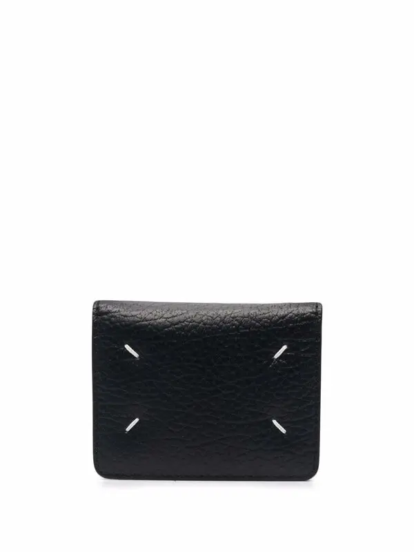 MAISON MARGIELA Four Stitches Card Holder With Keychain - Black