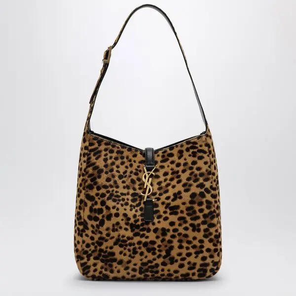 Saint Laurent Le 5 À 7 Pony Hair Leather Shoulder Bag - Brown