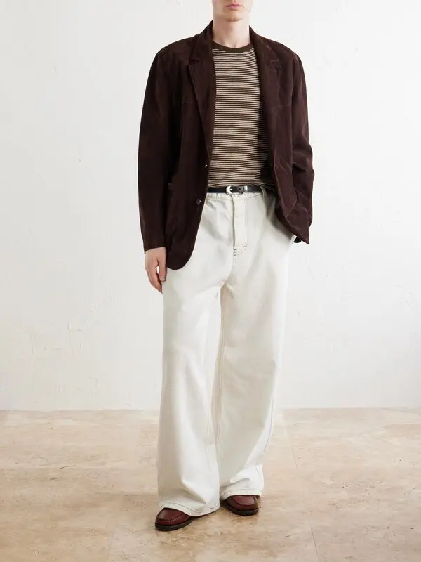 A.p.c. Josh Striped Cotton-jersey T-shirt