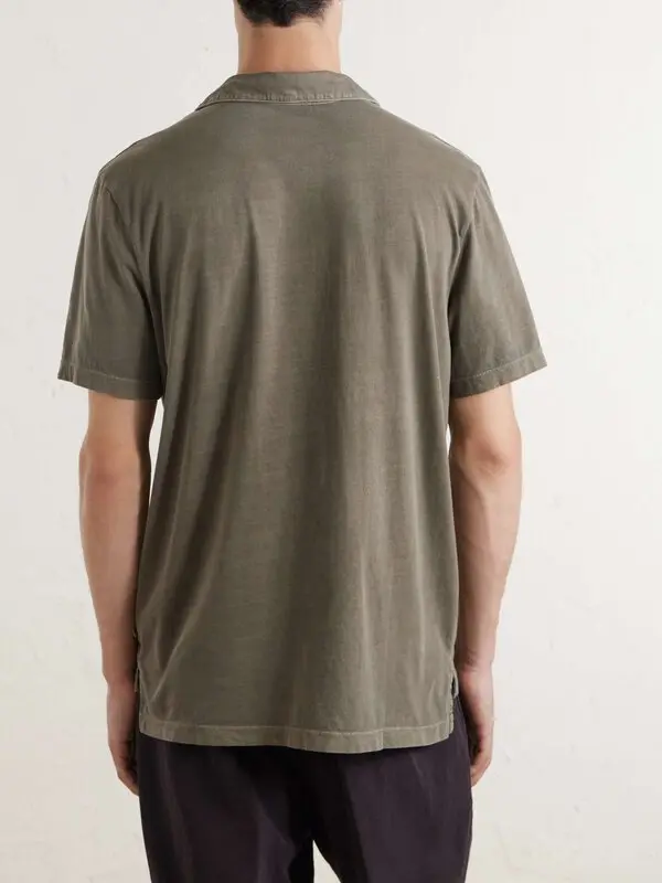 JAMES PERSE Supima Cotton-jersey Polo Shirt