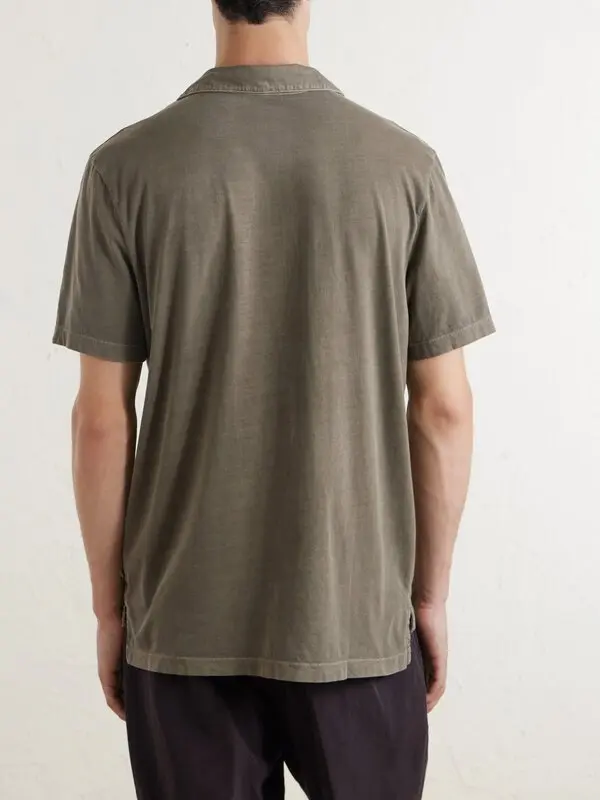 JAMES PERSE Supima Cotton-jersey Polo Shirt - Green