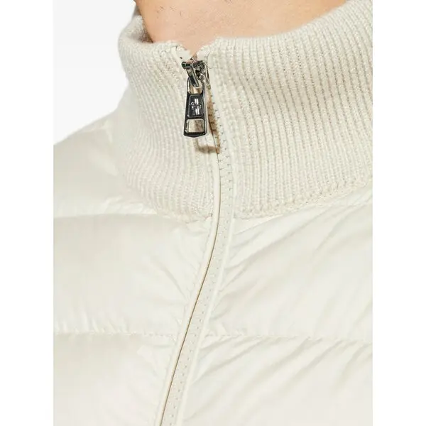 Moncler Neutrals Jackets Padded & Down Jackets