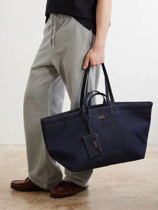 A.p.c. Le Drummer' Denim Tote Bag