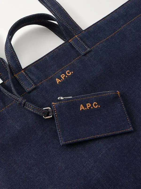 A.p.c. Le Drummer' Denim Tote Bag
