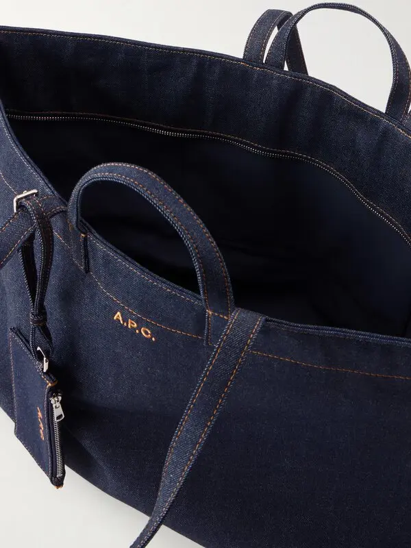A.p.c. Le Drummer' Denim Tote Bag