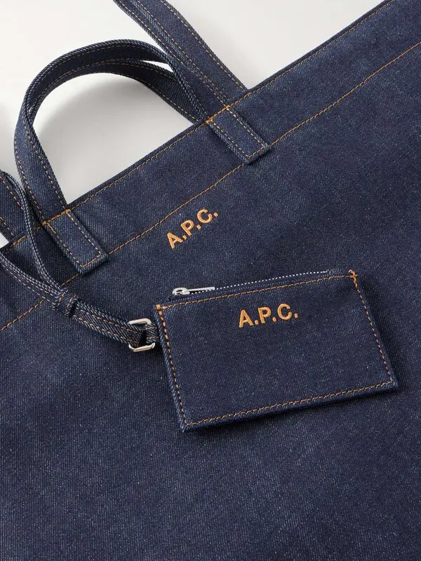 A.p.c. Le Drummer Denim Tote Bag