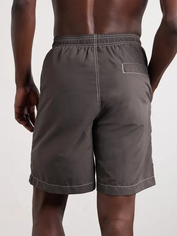 HUMAN MADE Straight-leg Logo-print Swim Shorts