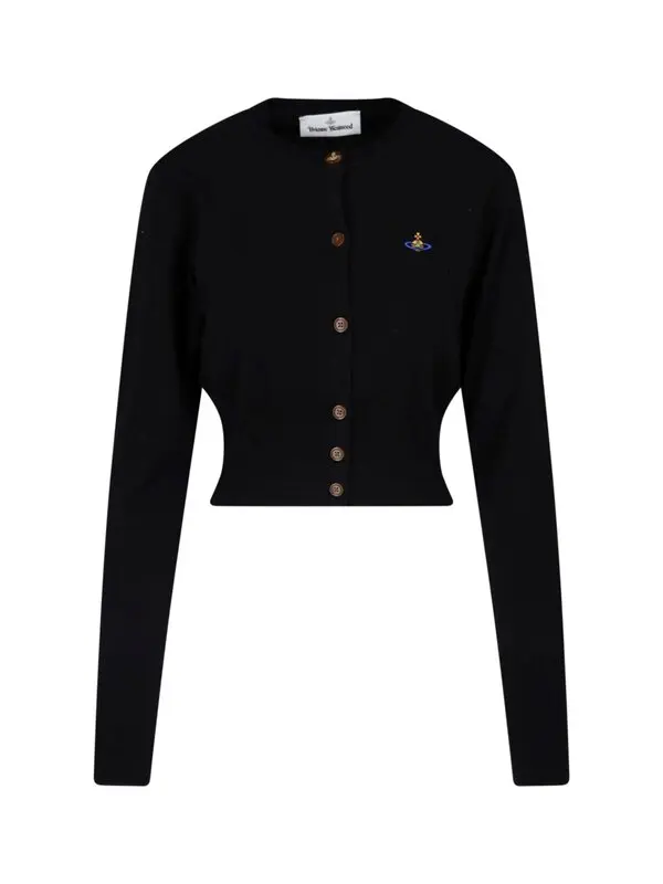 VIVIENNE WESTWOOD Cardigan "bea Cropped - Black