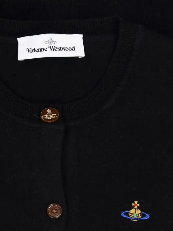 VIVIENNE WESTWOOD Cardigan "bea Cropped - Black