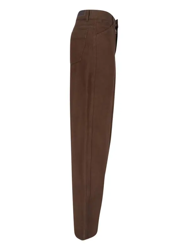 LEMAIRE Cotton Wide Rounded Leg Pants
