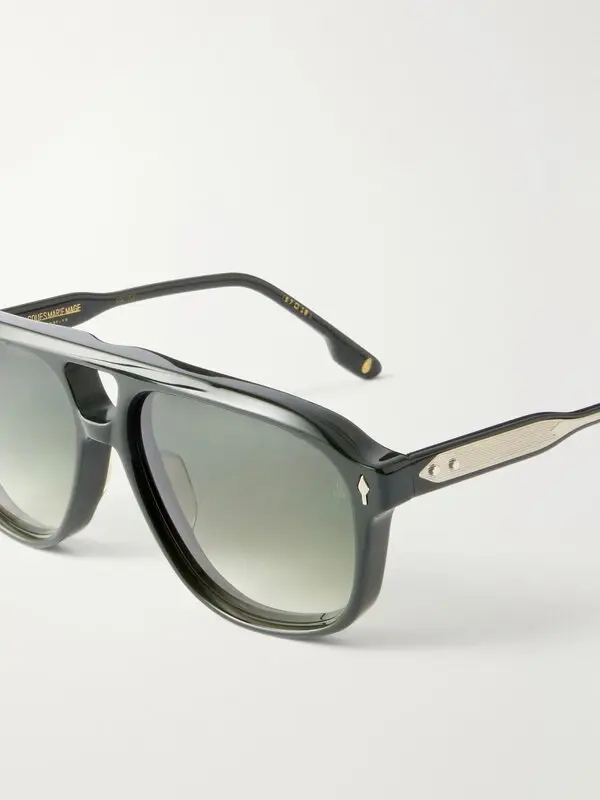 JACQUES MARIE MAGE Leonard Aviator Sunglasses