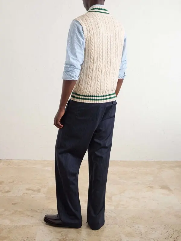 DRAKE'S Cricket Knitted Vest