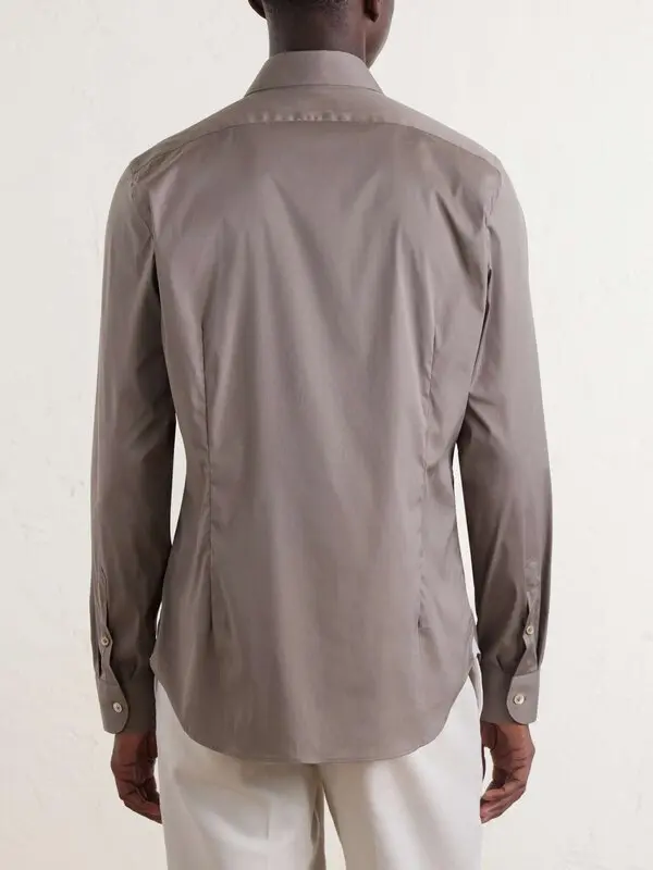 Eleventy Cotton-blend Shirt